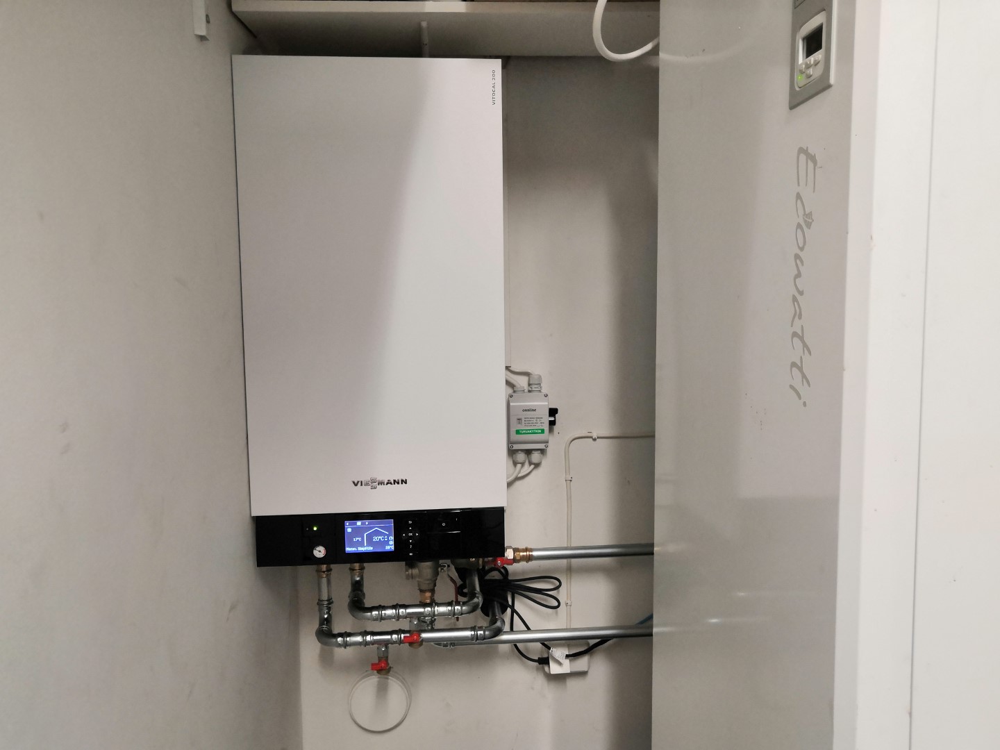 Viessmann Vitocal 200-A ilma-vesilämpöpumpun asennus, Jyväskylä