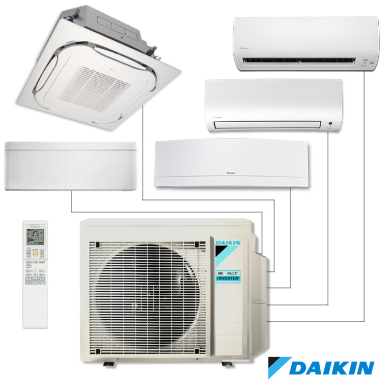 Daikin Multi split ilmalämpöpumppu - Jyväskylä | Keski-Suomi